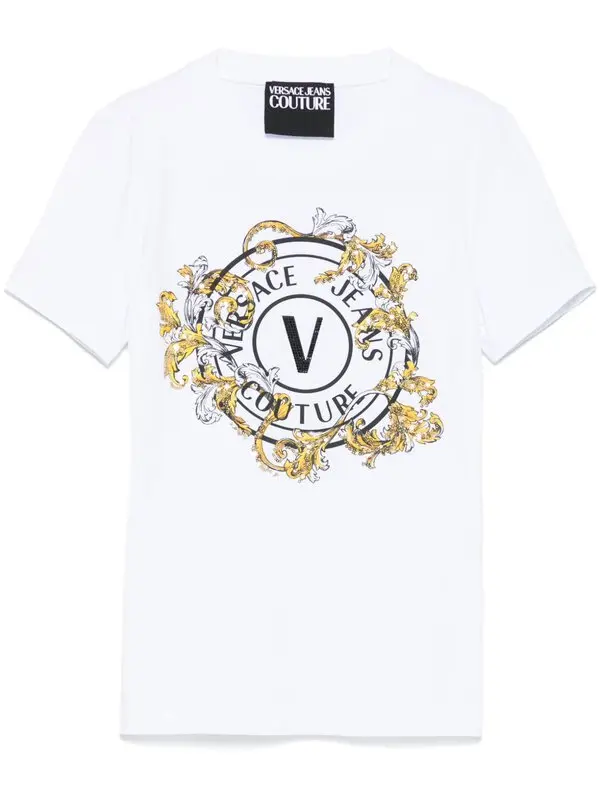 Versace Logo-print T-shirt - White