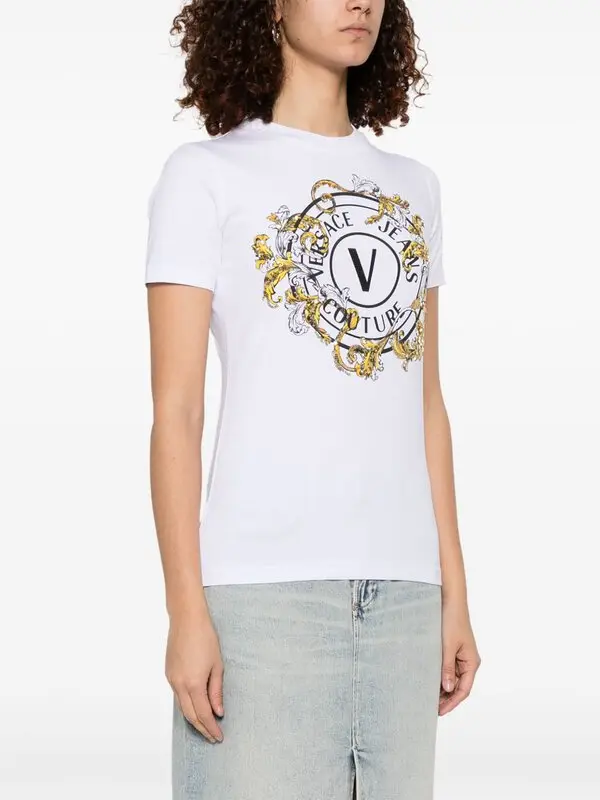 Versace Logo-print T-shirt - White