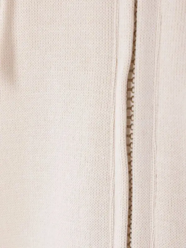 Eleventy Sleeveless Hoodie - Neutrals