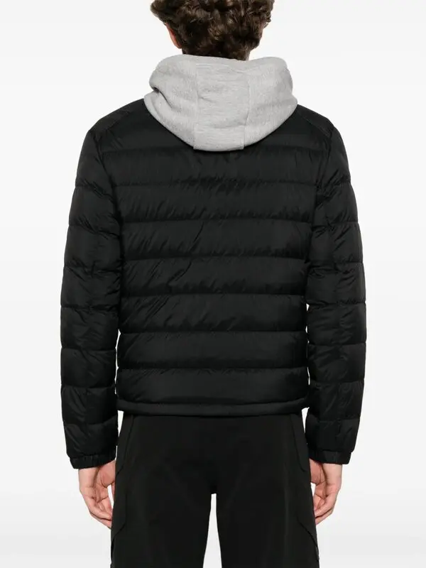 Moncler Zip-up Quilted Jacket - Black
