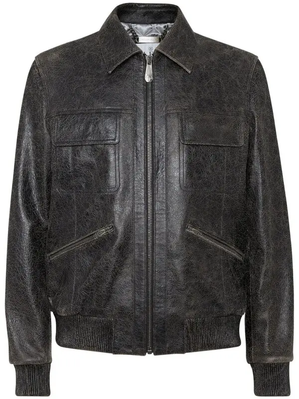 Philipp Plein Coster Bomber Jacket - Grey