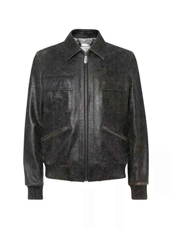 Philipp Plein Coster Bomber Jacket - Grey