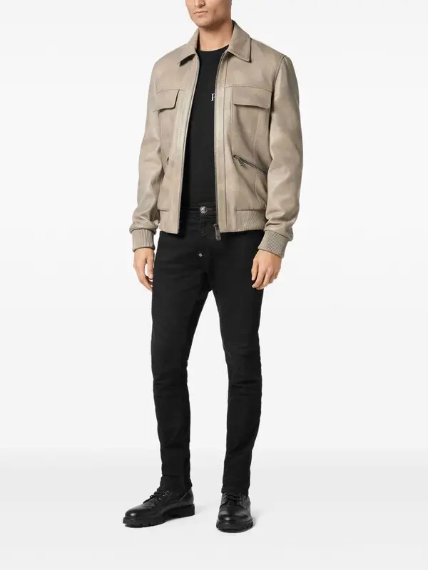 Philipp Plein Coster Bomber Jacket - Neutrals