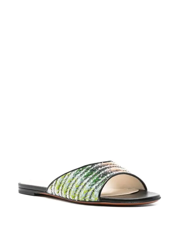 Missoni Gradient Flat Sandals