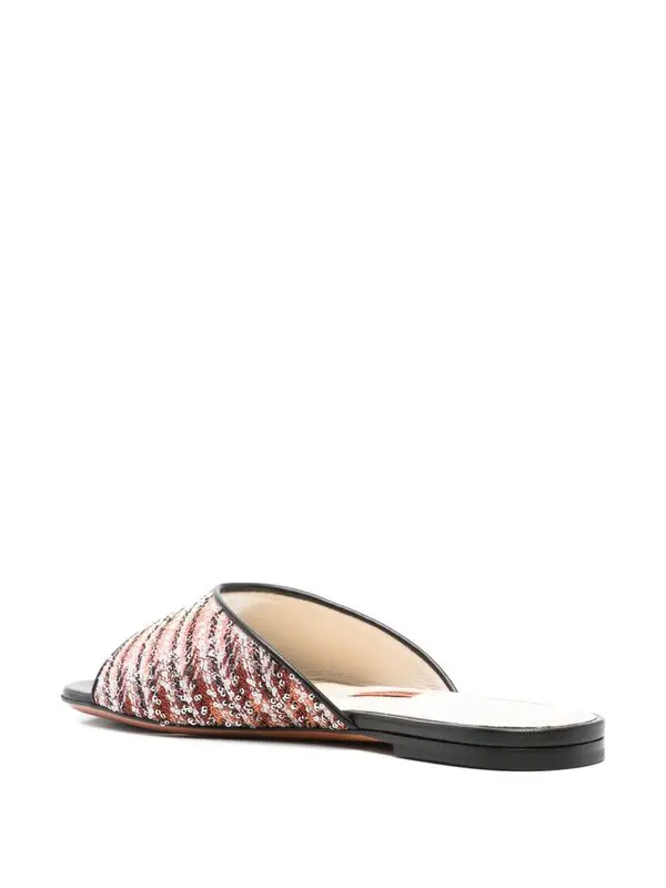Missoni Gradient Flat Sandals