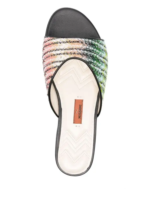 Missoni Gradient Flat Sandals