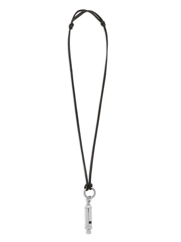 LEMAIRE Acme Whistle Pendant Necklace - Silver
