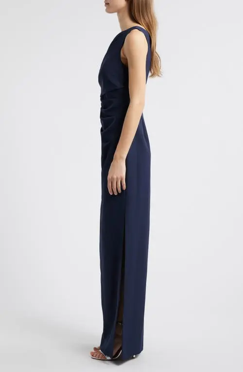 Vince Camuto Draped Asymmetric Gown