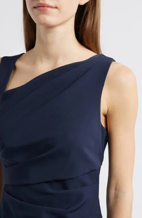 Vince Camuto Draped Asymmetric Gown