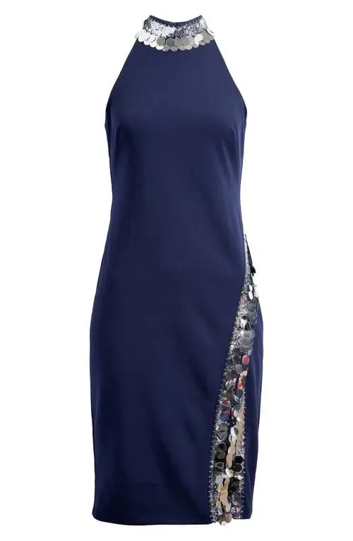 Vince Camuto Paillette Sequin Sheath Dress