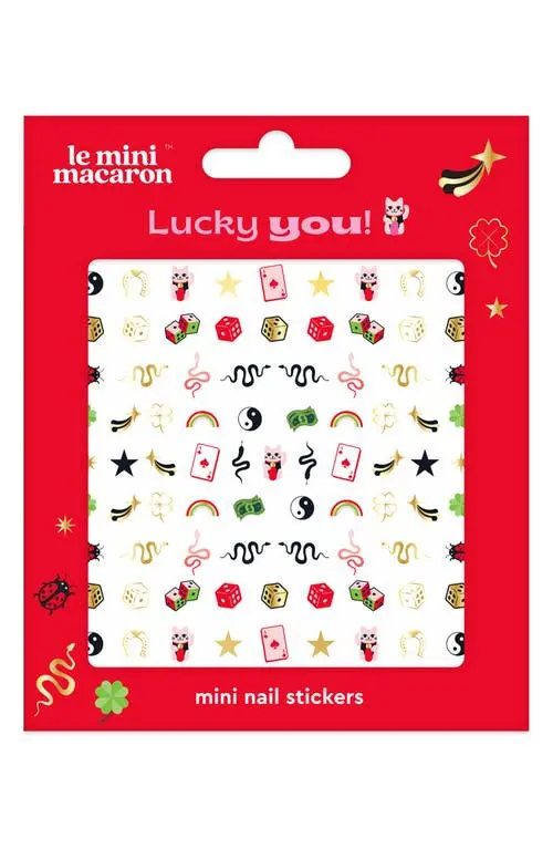 LE MINI MACARON Lucky You Mini Nail Stickers - None