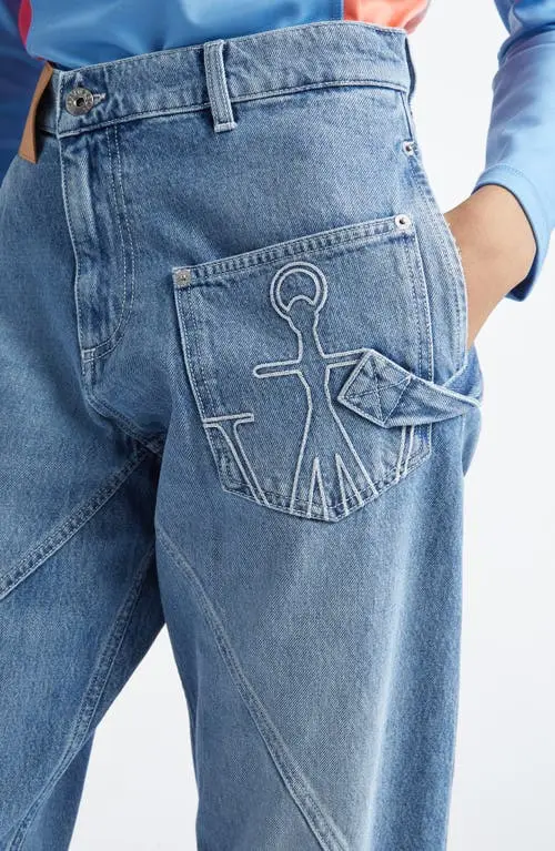 JW Anderson Twisted Workwear Jeans - Light Blue