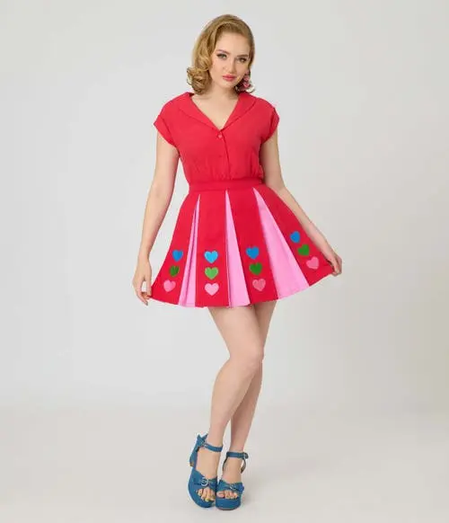 Unique Vintage 1960s Twill Sleeveless Blouse