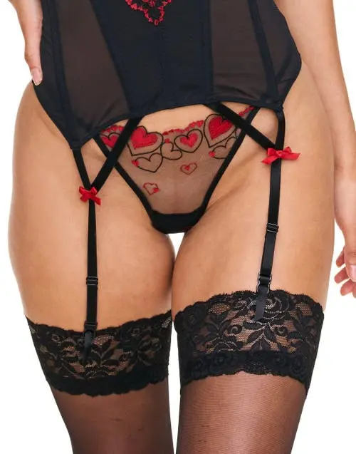 ADORE ME Lovette G-string Panties - Black