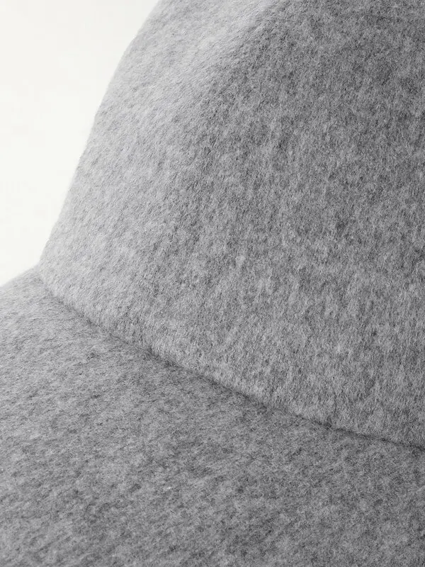 Loro Piana Ivy Cashmere Baseball Cap - Gray