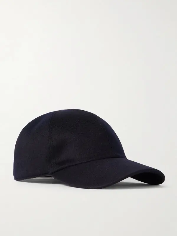Loro Piana Ivy Cashmere Baseball Cap - Blue