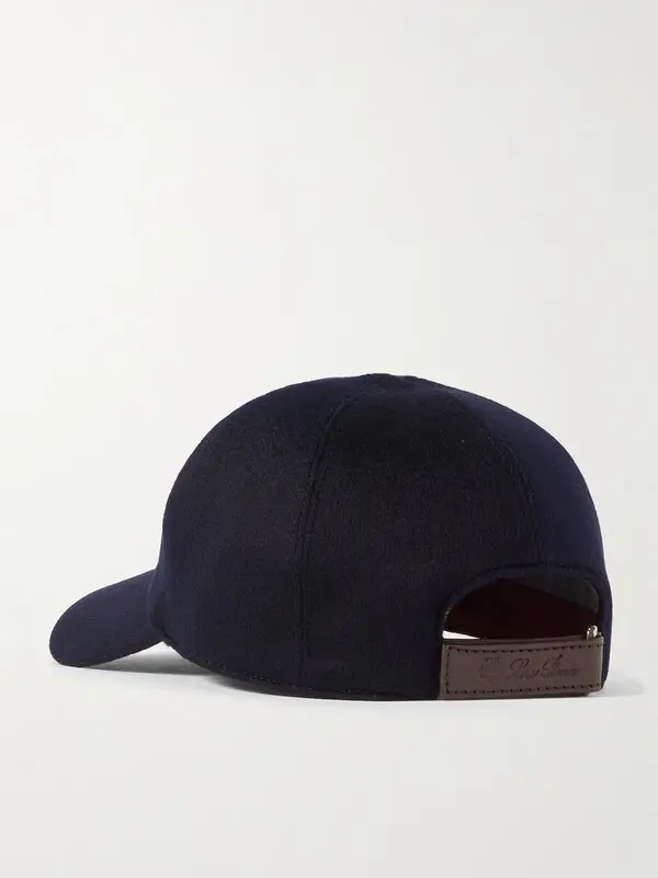 Loro Piana Ivy Cashmere Baseball Cap - Blue