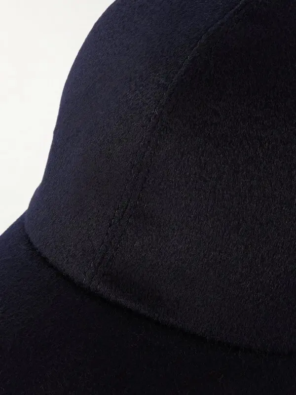 Loro Piana Ivy Cashmere Baseball Cap - Blue