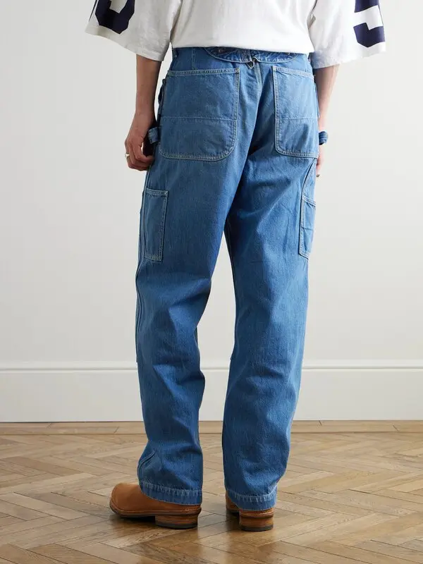 Kapital Lumber Straight-leg Panelled Jeans