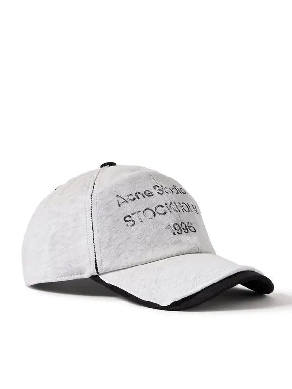 Acne Studios Carliy Layered Baseball Cap - Gray