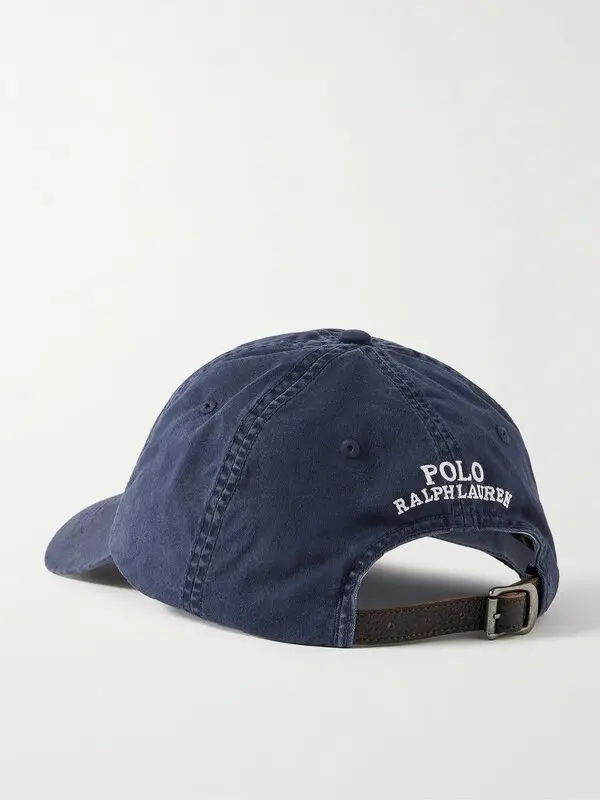 Polo Ralph Lauren Logo-embroidered Cotton-blend Twill Baseball Cap - Blue