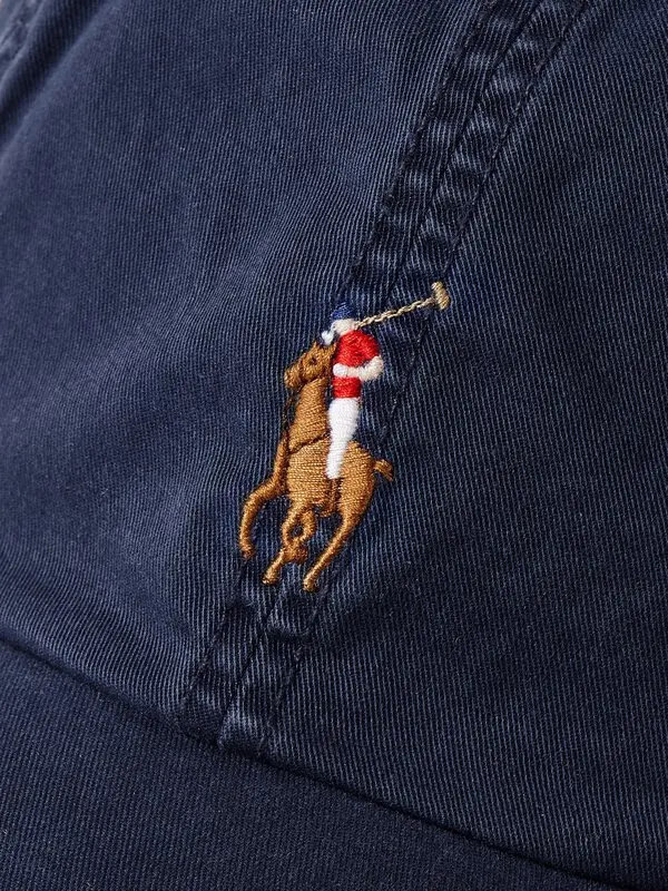 Polo Ralph Lauren Logo-embroidered Cotton-blend Twill Baseball Cap - Blue