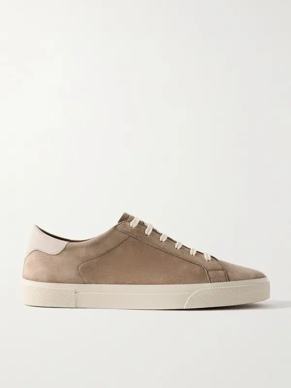 Brunello Cucinelli Vulky Suede Sneakers - Neutrals