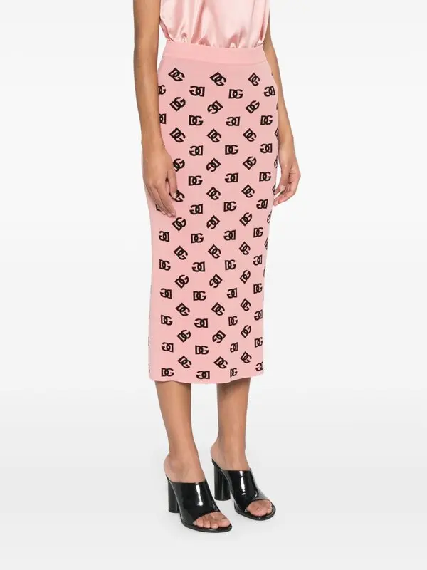 Dolce & Gabbana Jacquard Pencil Skirt