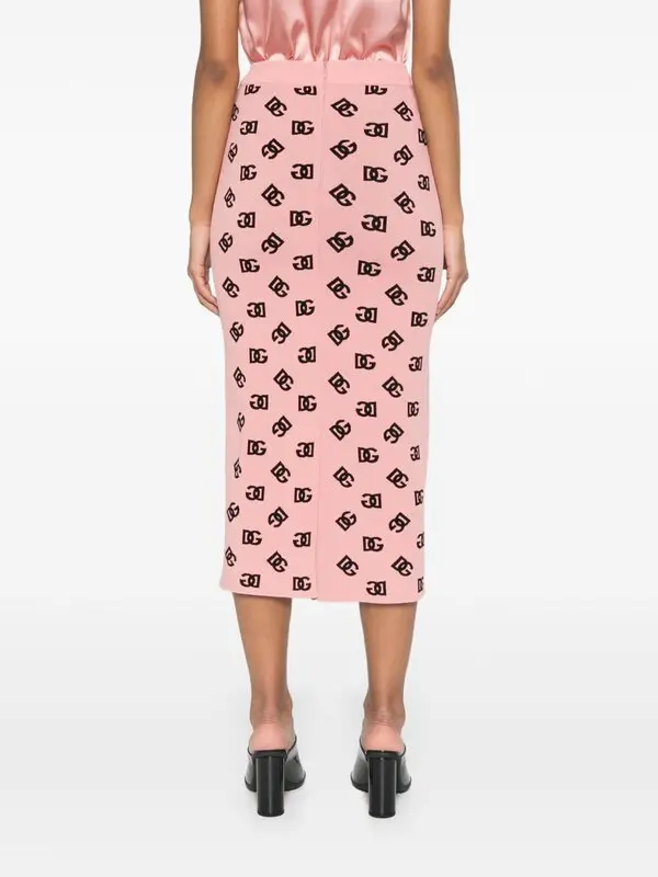 Dolce & Gabbana Jacquard Pencil Skirt