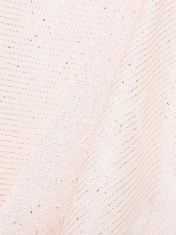 TWINSET Logo-jacquard Sequined Keffiyeh