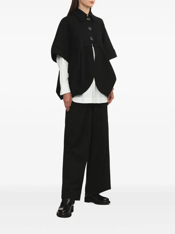Enfold Asymmetric Blouse - Black | Editorialist