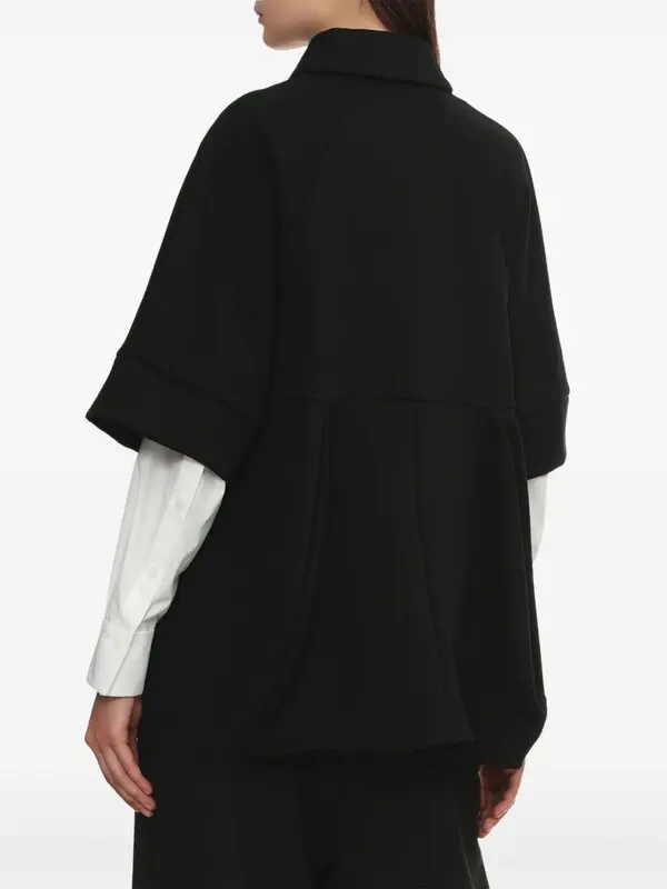 Enfold Asymmetric Blouse - Black | Editorialist
