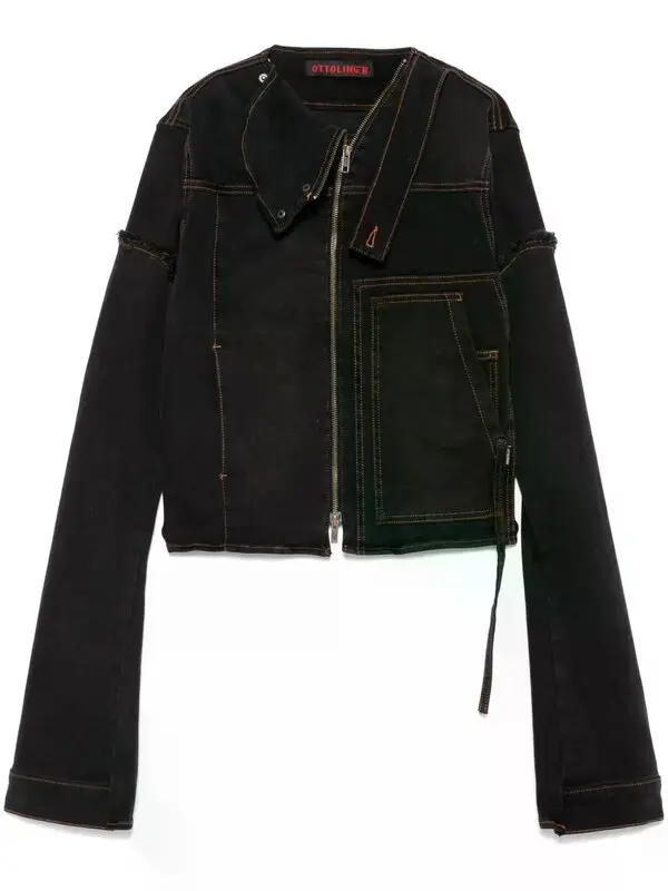 Ottolinger Draped Denim Jacket