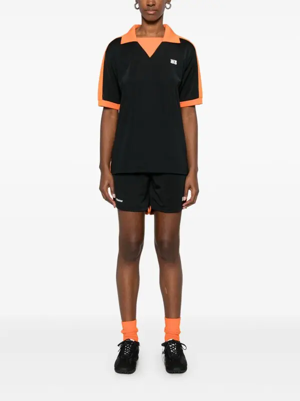 WALES BONNER Home Polo Shirt - Black