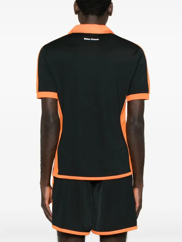 WALES BONNER Home Polo Shirt - Black