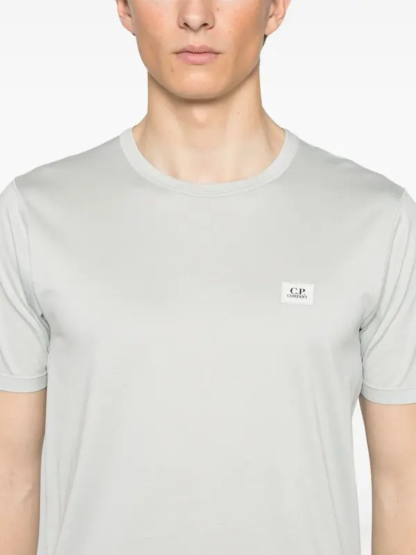C.P. COMPANY Logo-patch T-shirt - Blue