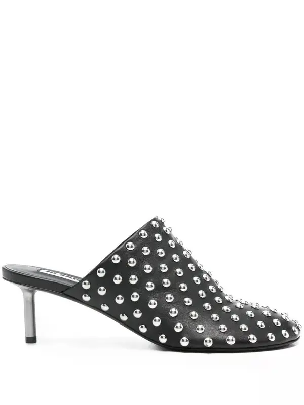 JIL SANDER 60mm Stud-embellished Mules - Black