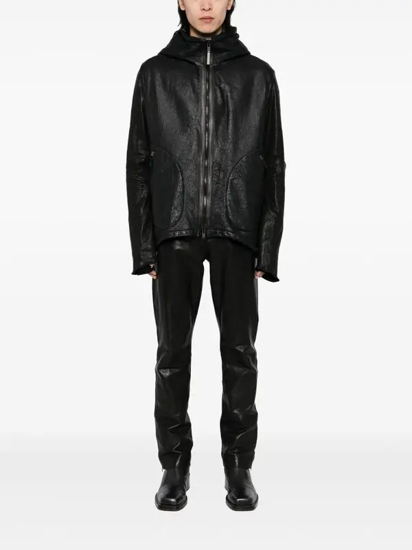 ISAAC SELLAM EXPERIENCE Flemmard Leather Jacket