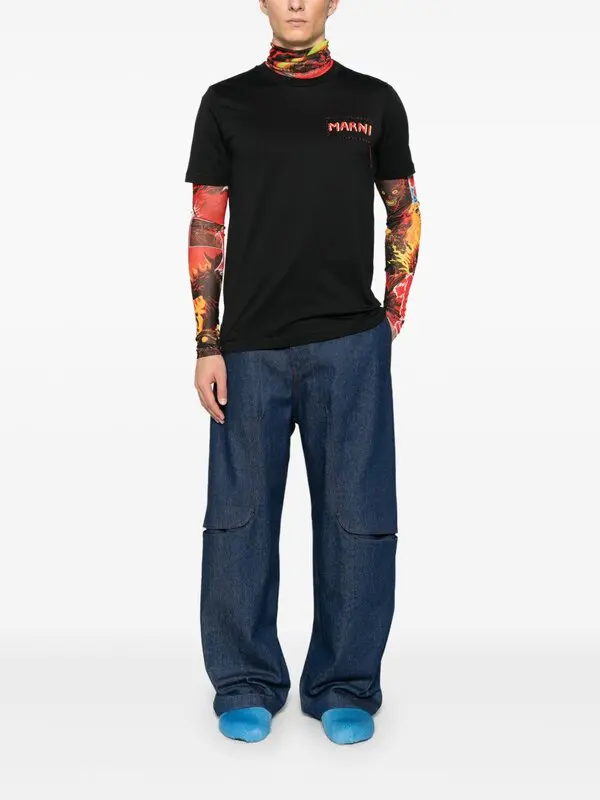 Marni Cotton Jersey T-shirt - Black