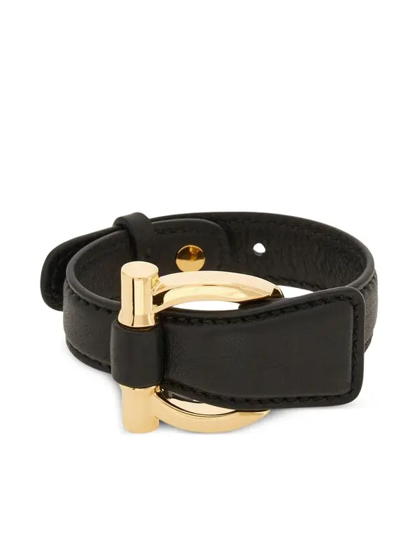 FERRAGAMO Gancini Bracelet - Black