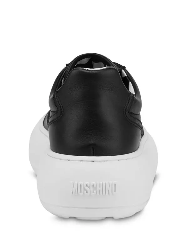 Moschino Leather Sneakers