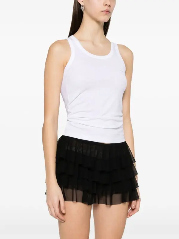 Coperni Logo-embroidered Tank Top - White