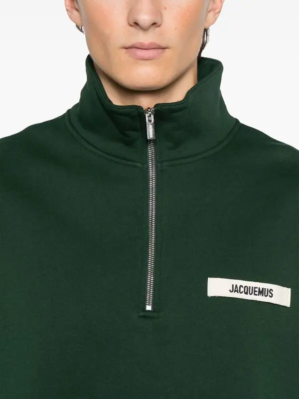 Jacquemus The Gros Grain Sweatshirt - Green