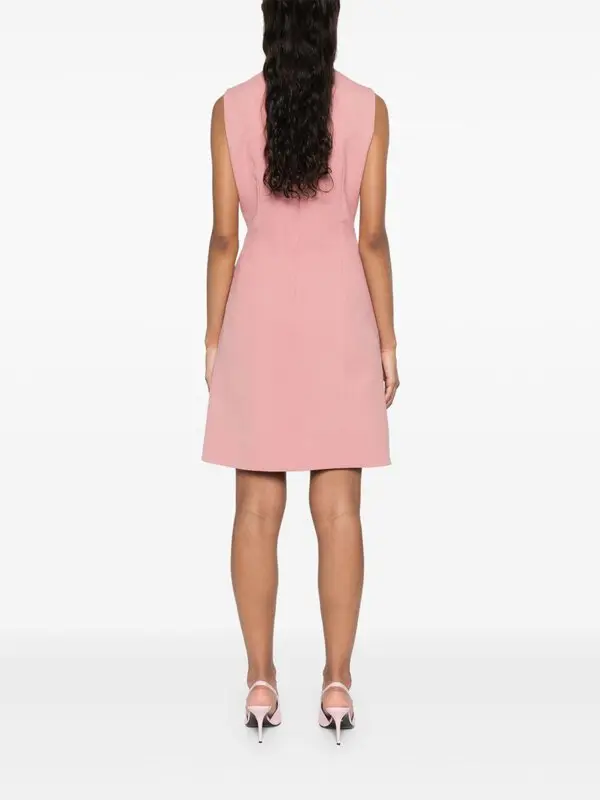 Dolce & Gabbana Dna Virgin-wool Dress - Pink