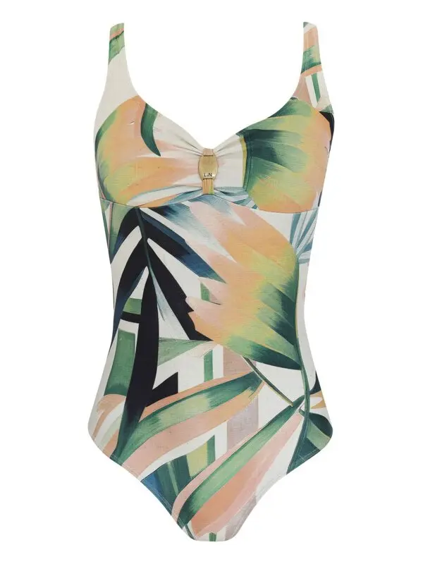 LYGIA & NANNY Printed One Piece Swimsuit - Green