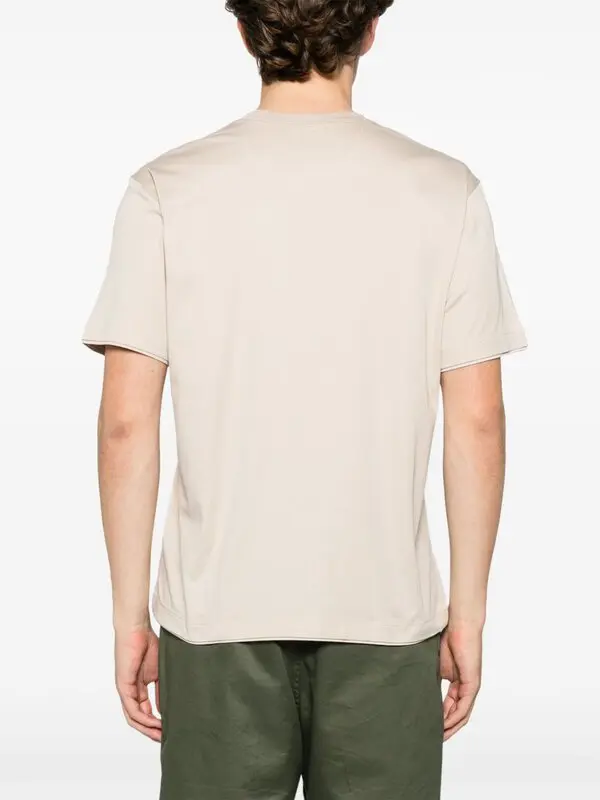 Eleventy Layer-detailed T-shirt - Neutrals