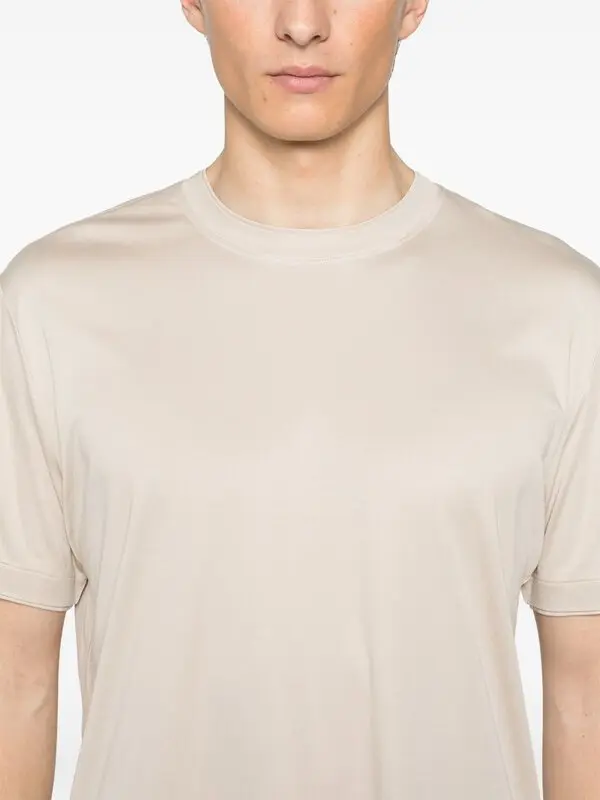 Eleventy Layer-detailed T-shirt - Neutrals