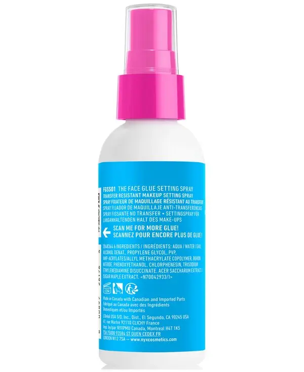 NYX PROFESSIONAL MAKEUP The Face Glue Setting Spray - No Shade