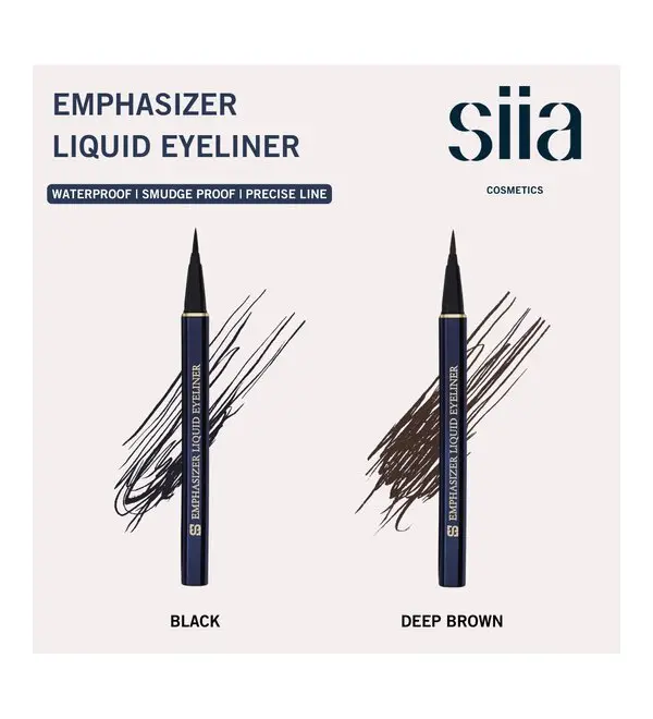 SIIA COSMETICS Emphasizer Liquid Eyeliner