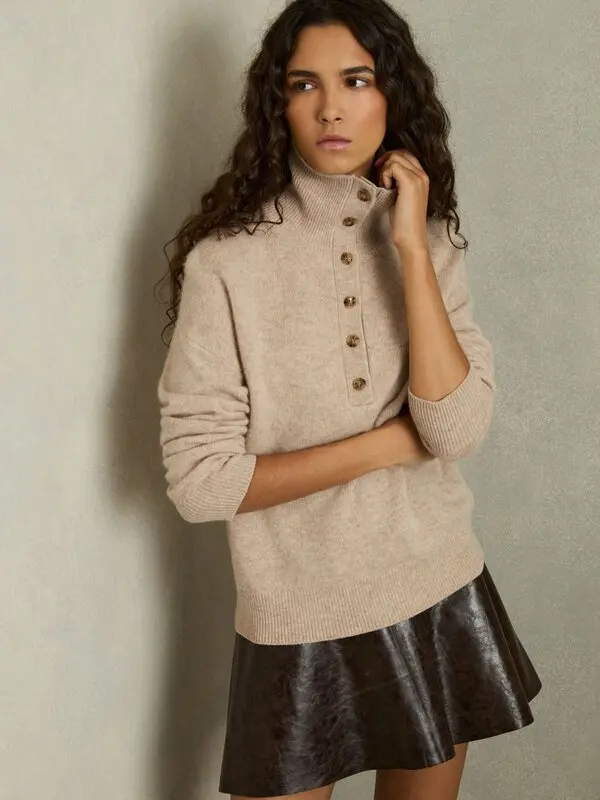 REISS Ava Wool-cashmere Jumper